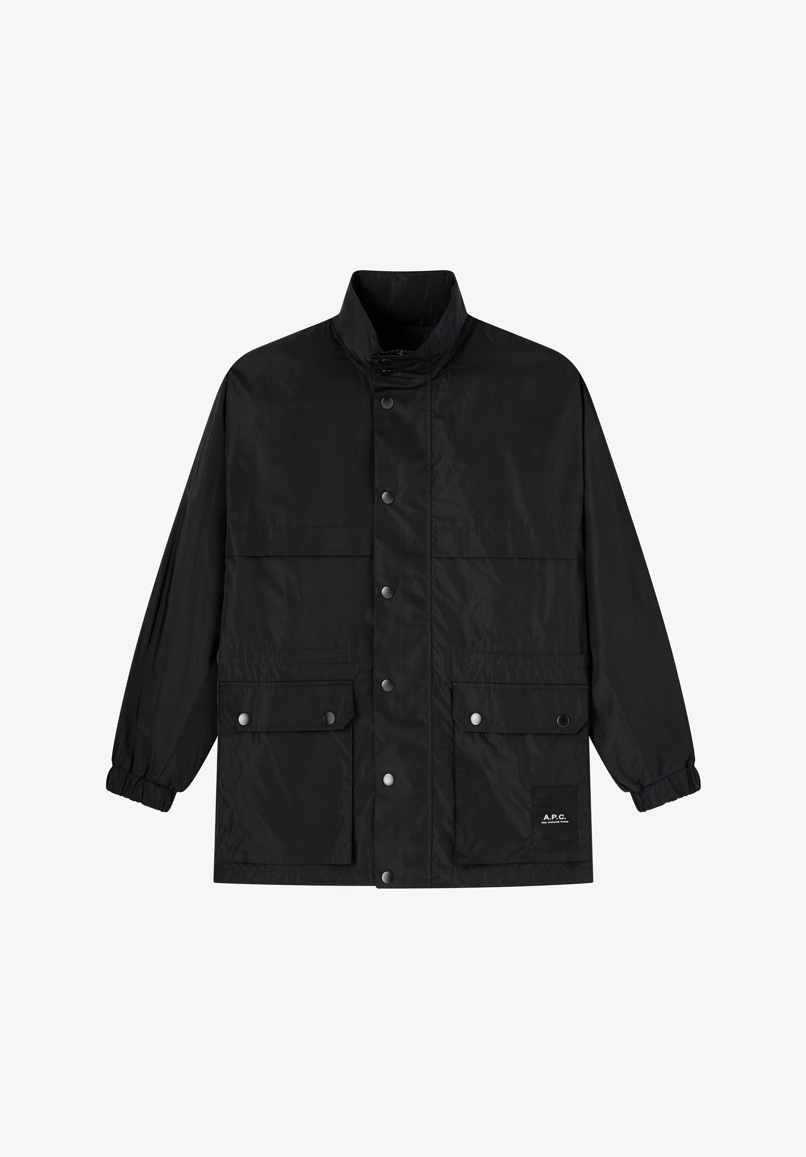 Black windbreaker. | A.P.C.