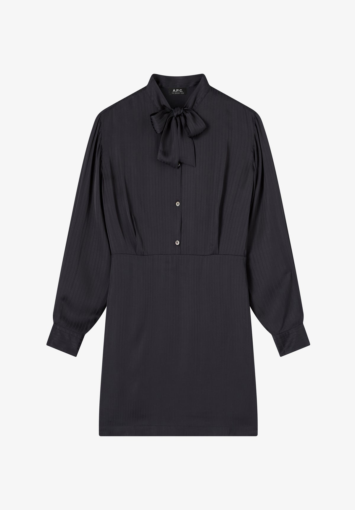 Flowing navy blue dress | A.P.C.